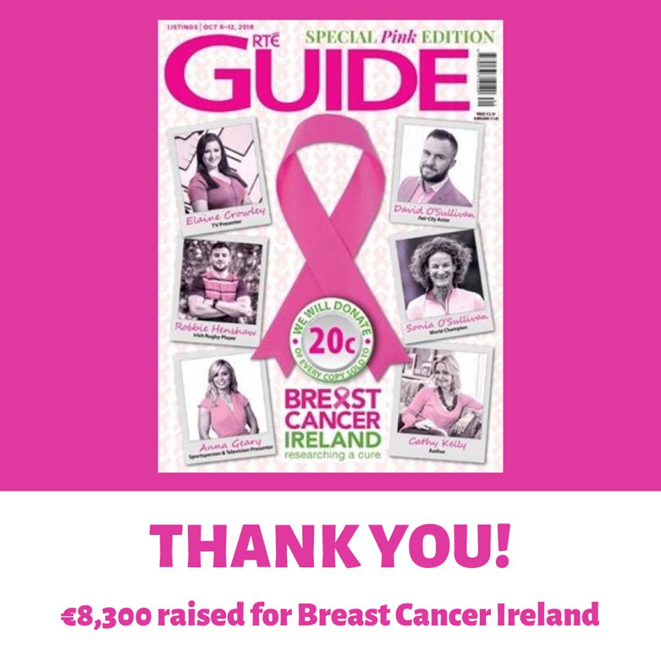 THE RTE GUIDE'S SPECIAL PINK EDITION - Breast Cancer Ireland