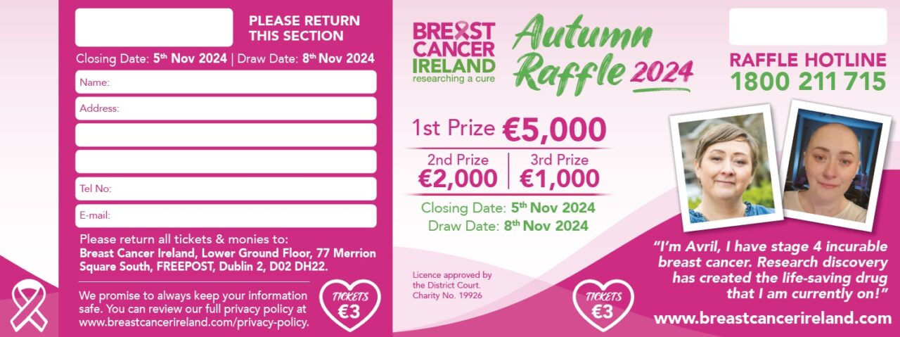 Autumn Raffle 2024 - Breast Cancer Ireland
